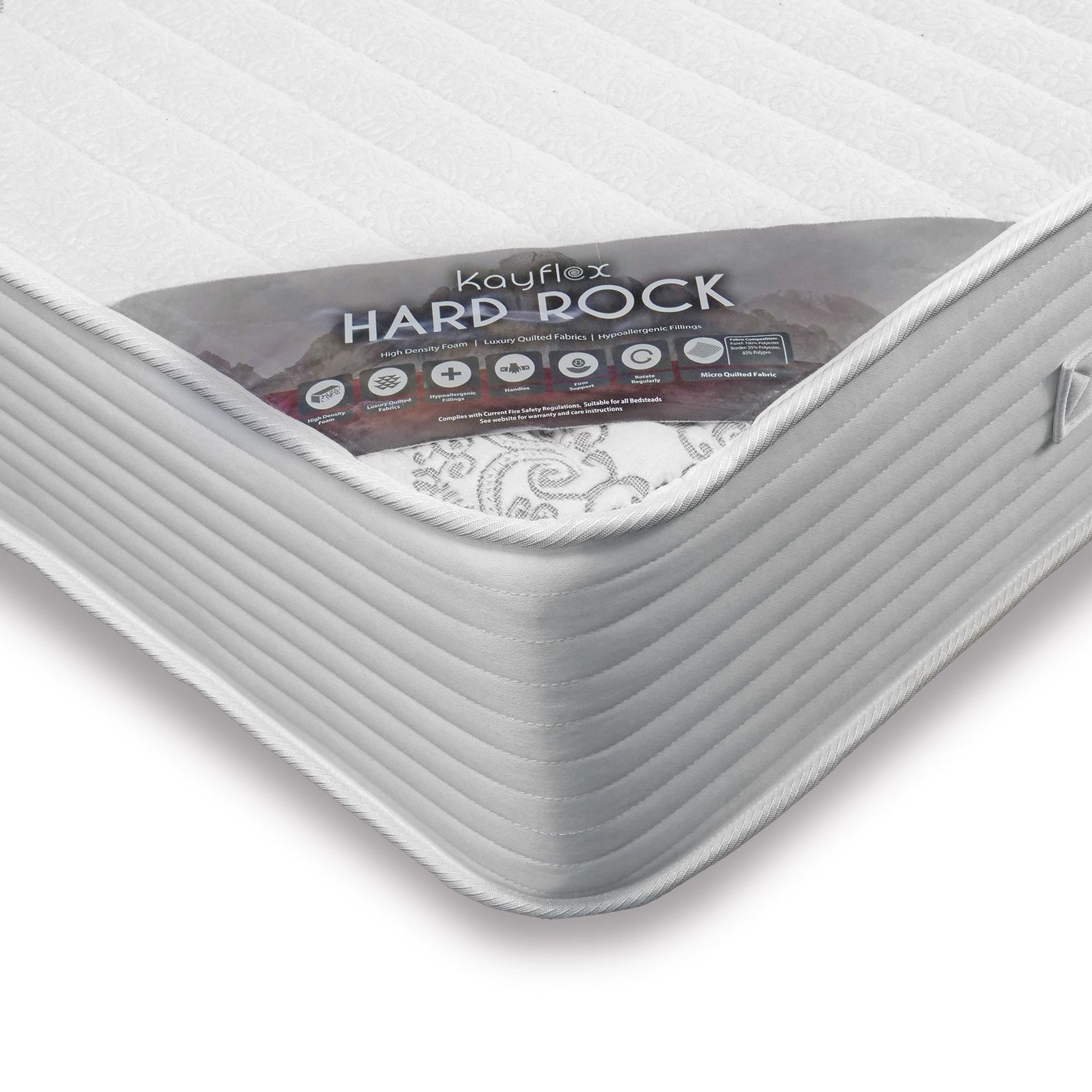 Kayflex Hard Rock Super Density Orthopaedic Foam Mattress — Mattress ...